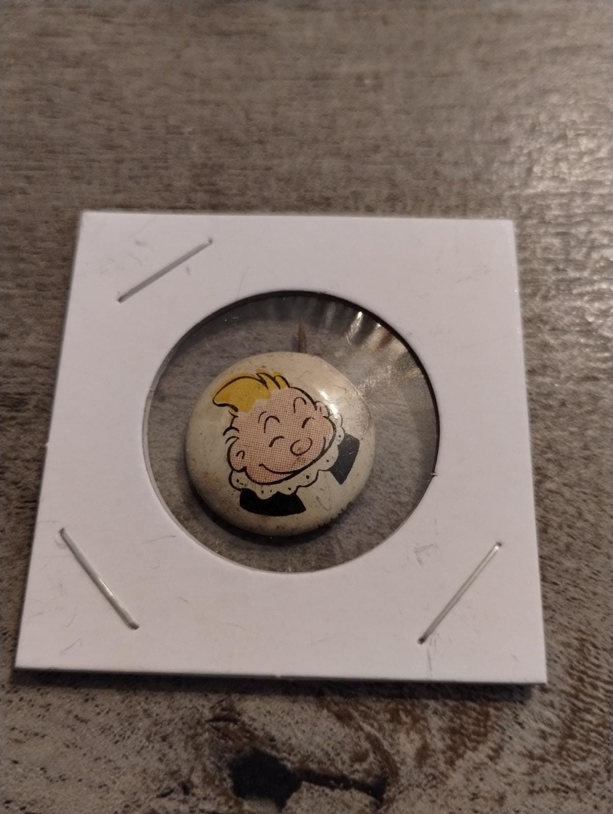 1940’s Cartoon Comic Kellogg’s Pep Pin Back Button- Hans - Etsy