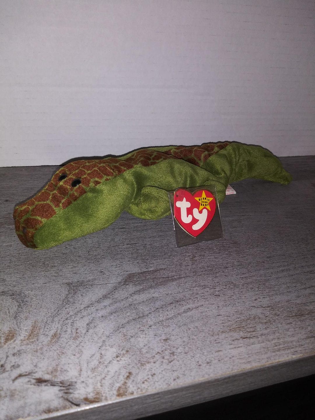 Ty Beanie Baby 1994 Ally the Alligator - Etsy