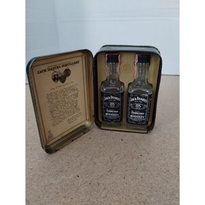 Jack Daniels Tin Box Tennessee Whiskey Hudson-scott & Son - Etsy