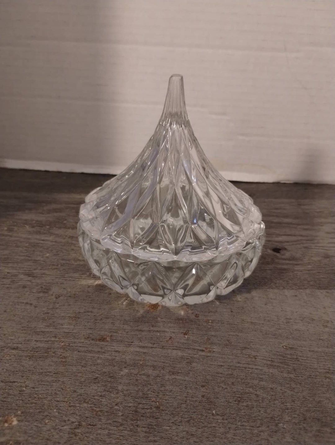 Godinger Crystal Famous Hershey's Kiss Crystal Candy Dish - Etsy