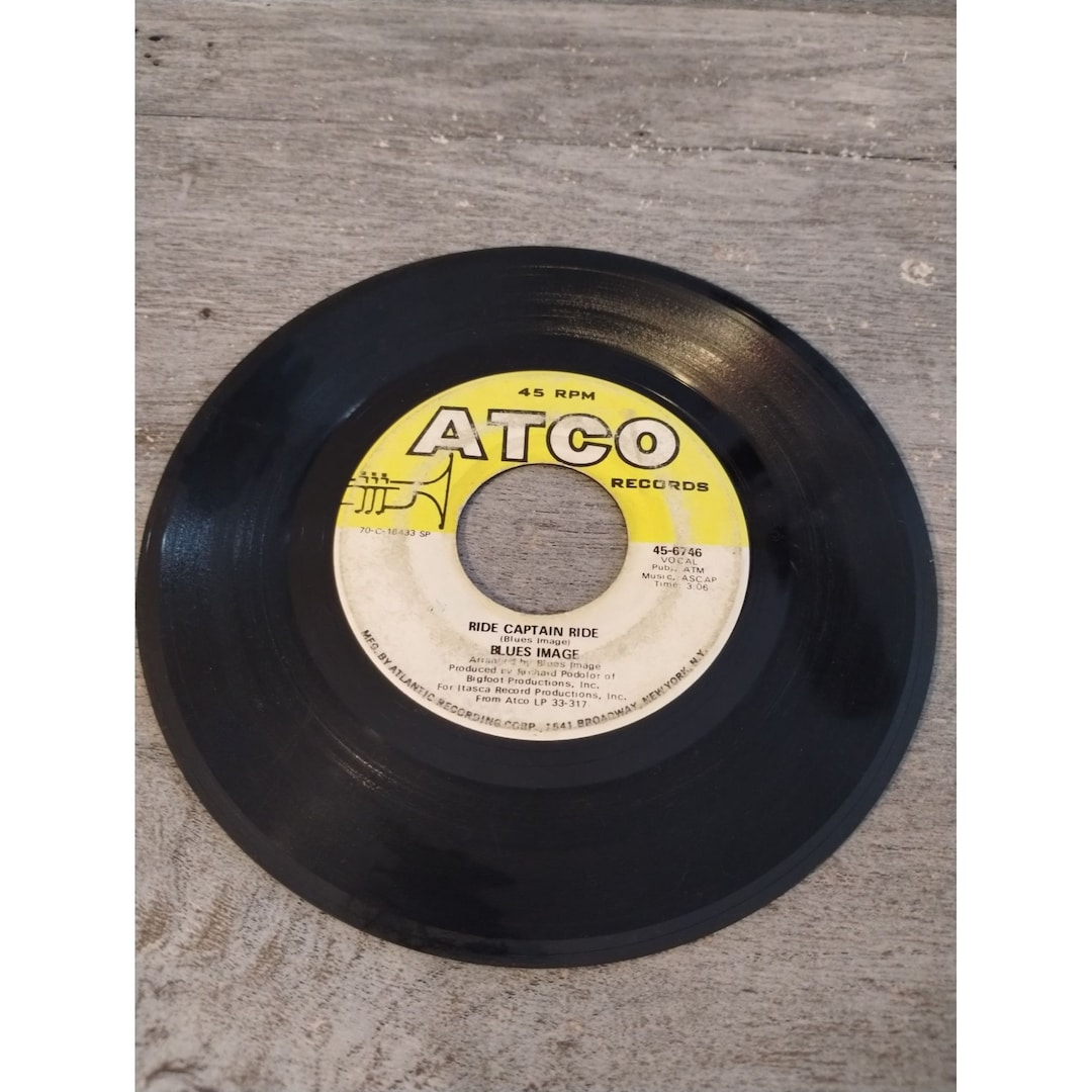 BLUES IMAGE Ride Captain Ride Pay My Dues 45 Rpm Atco 6746 - Etsy