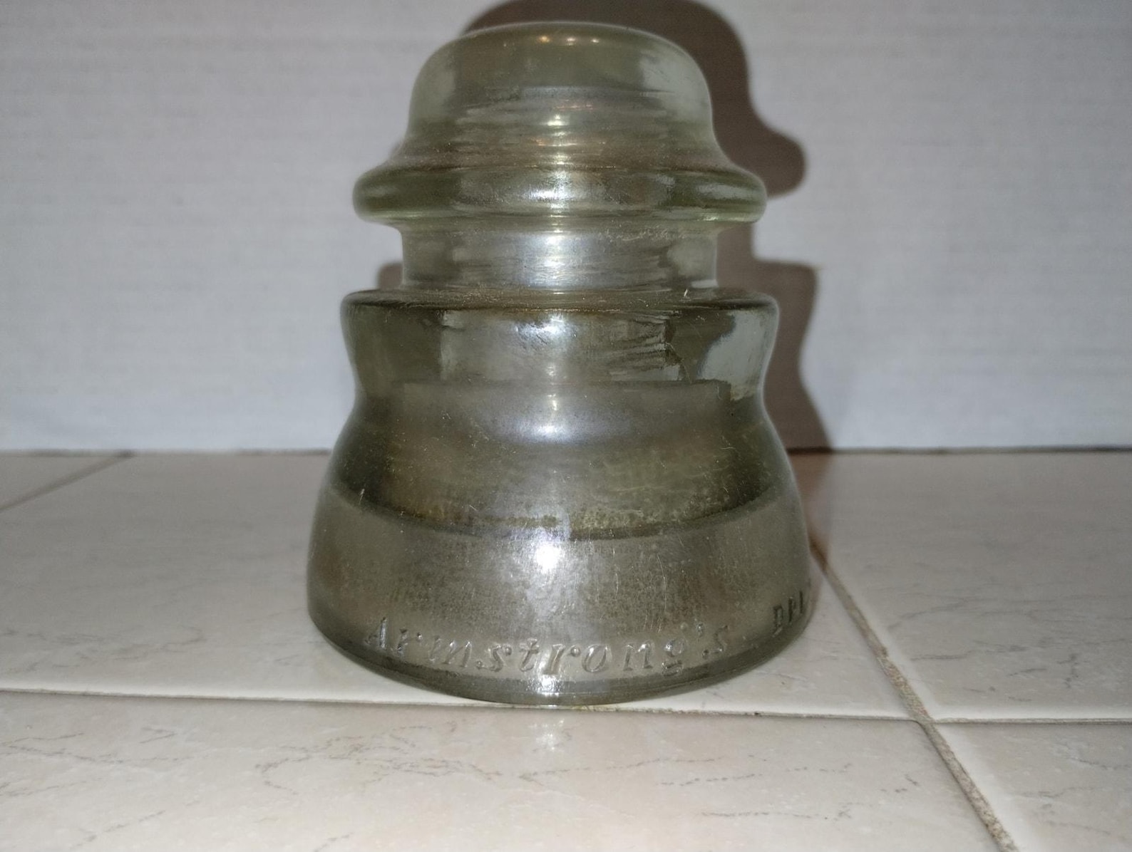Vintage Armstrong's DPI Clear Glass Insulator Made in USA, 36 52... - Etsy