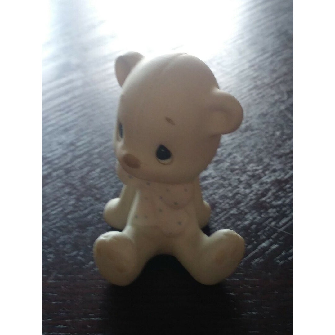 Precious Moments Figurine: “animal Collection A, Teddy Bear” E-9267 A ...