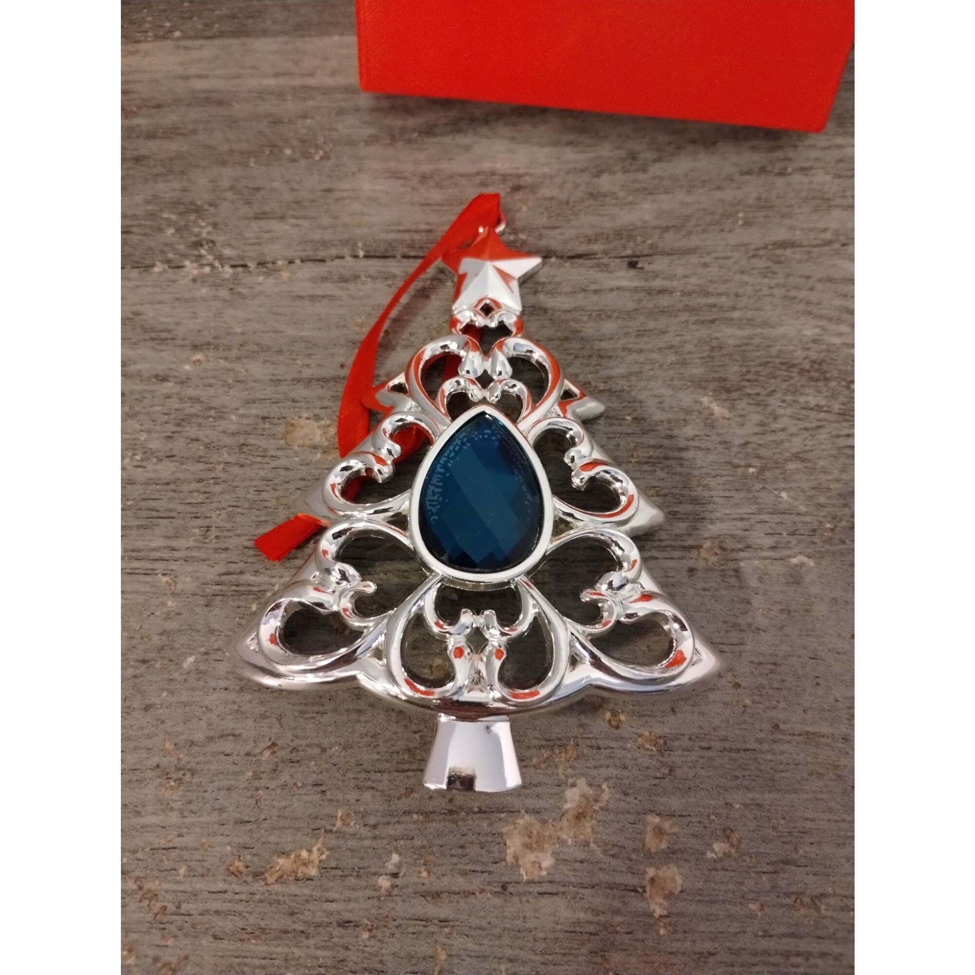 Lenox Holiday Lenox Bejeweled Christmas Tree Ornament - Etsy