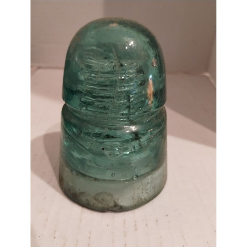 Aqua BROOKFIELD "b" Antique Glass Telegraph Insulator - Etsy