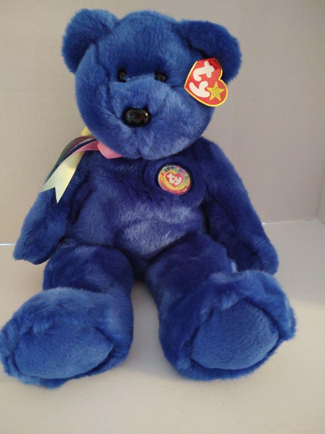 Ty Beanie Buddies "clubby" Beanie Babies Official Club Bear 1998 - Etsy