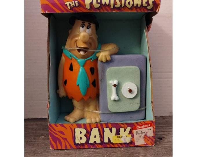 1992 the Flintstones Fred Money Bank Collectible Happiness Express ...