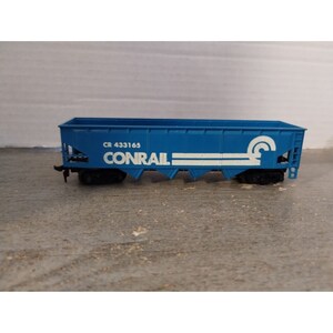 HO Scale Tyco 40' Conrail Open Hopper Car Blue #433165 - Etsy