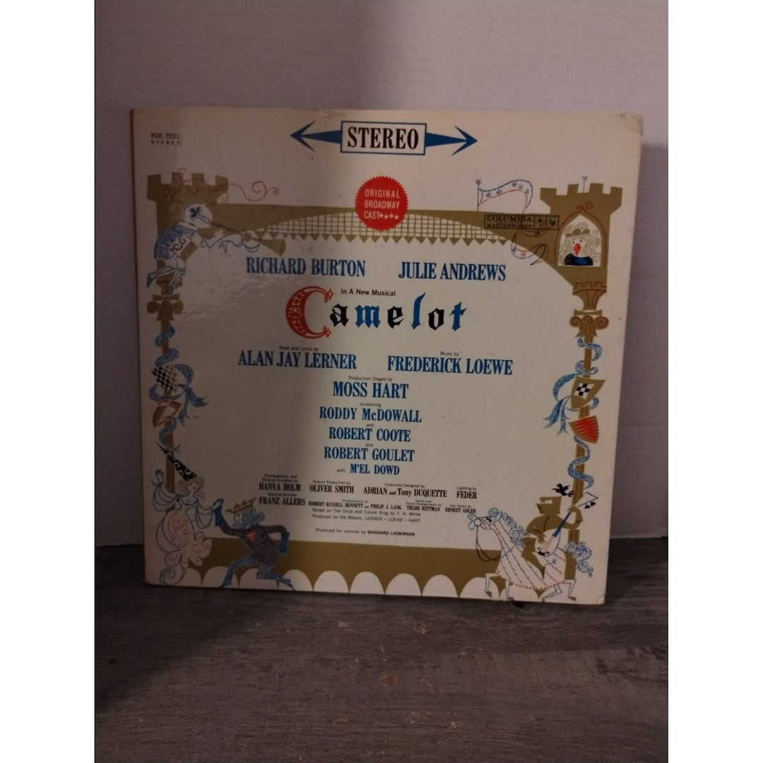 1960 LP Vinyl Original Broadway Cast “camelot”, Columbia, KOS2031 - Etsy