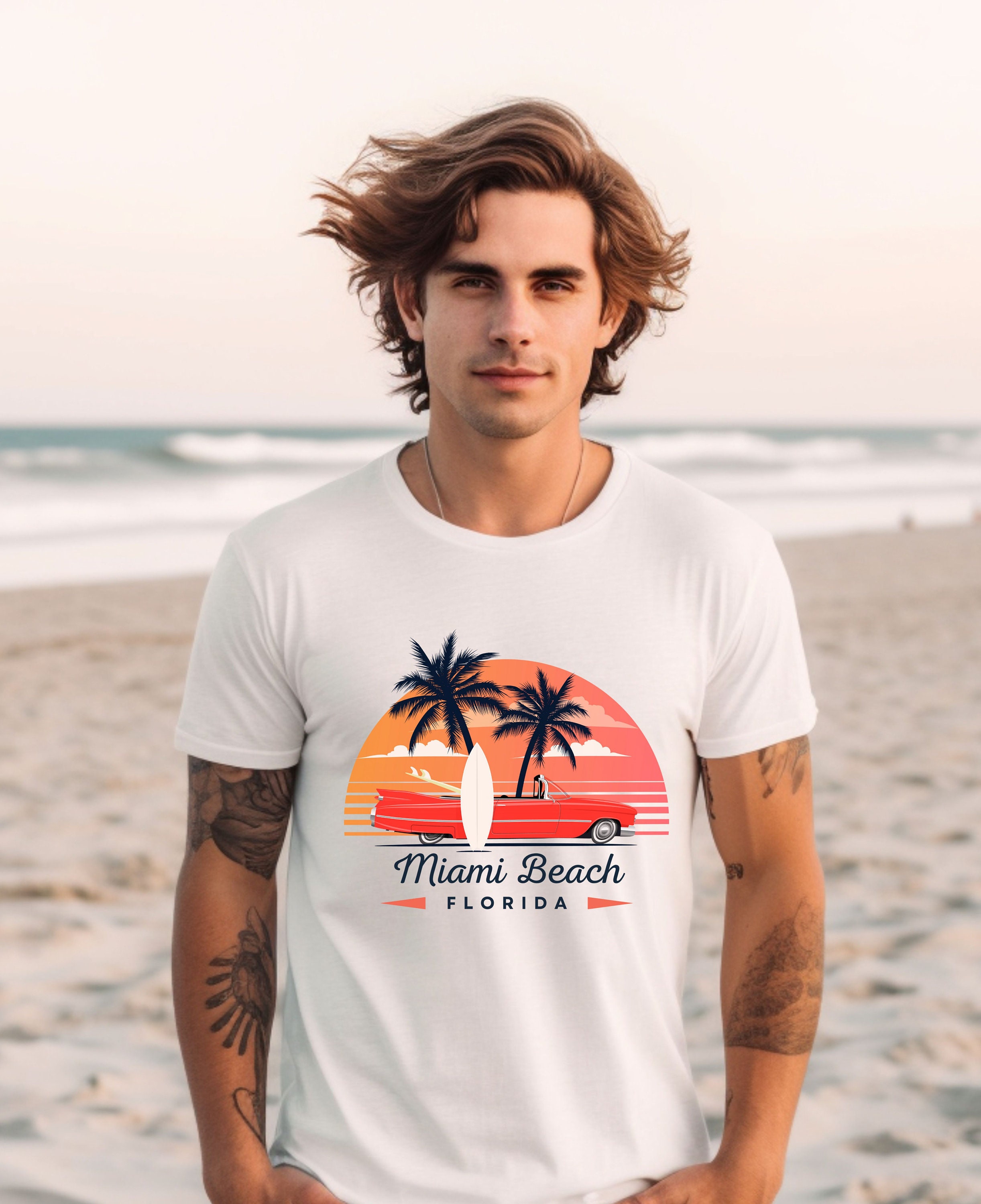 Personalize Custom Coastal City Beach Shirt, Comfy Beach Shirt, Custom ...