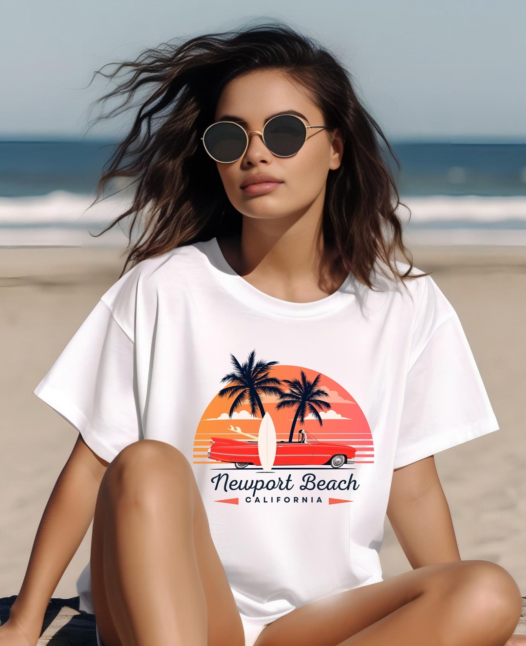 Personalize Custom Coastal City Beach Shirt, Comfy Beach Shirt, Custom ...