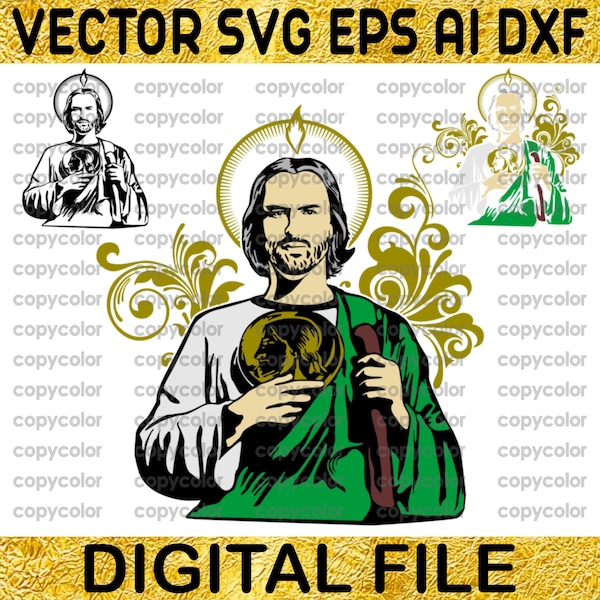 San Judas Vector - Etsy