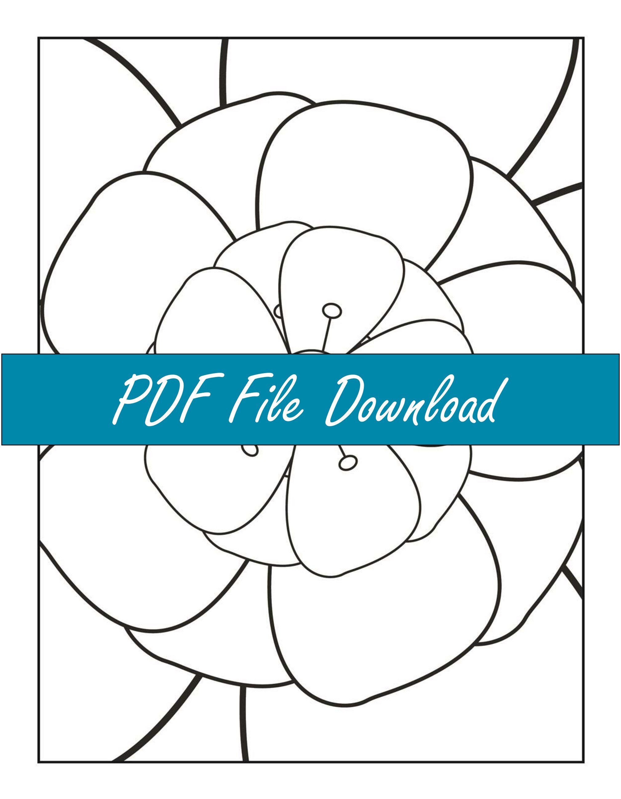 40 Mandala Flowers Coloring Pages for Adults Coloring Book - Etsy