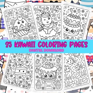 25 Kawaii Coloring Pages | for Kids and Adults | Coloring Pages for ...
