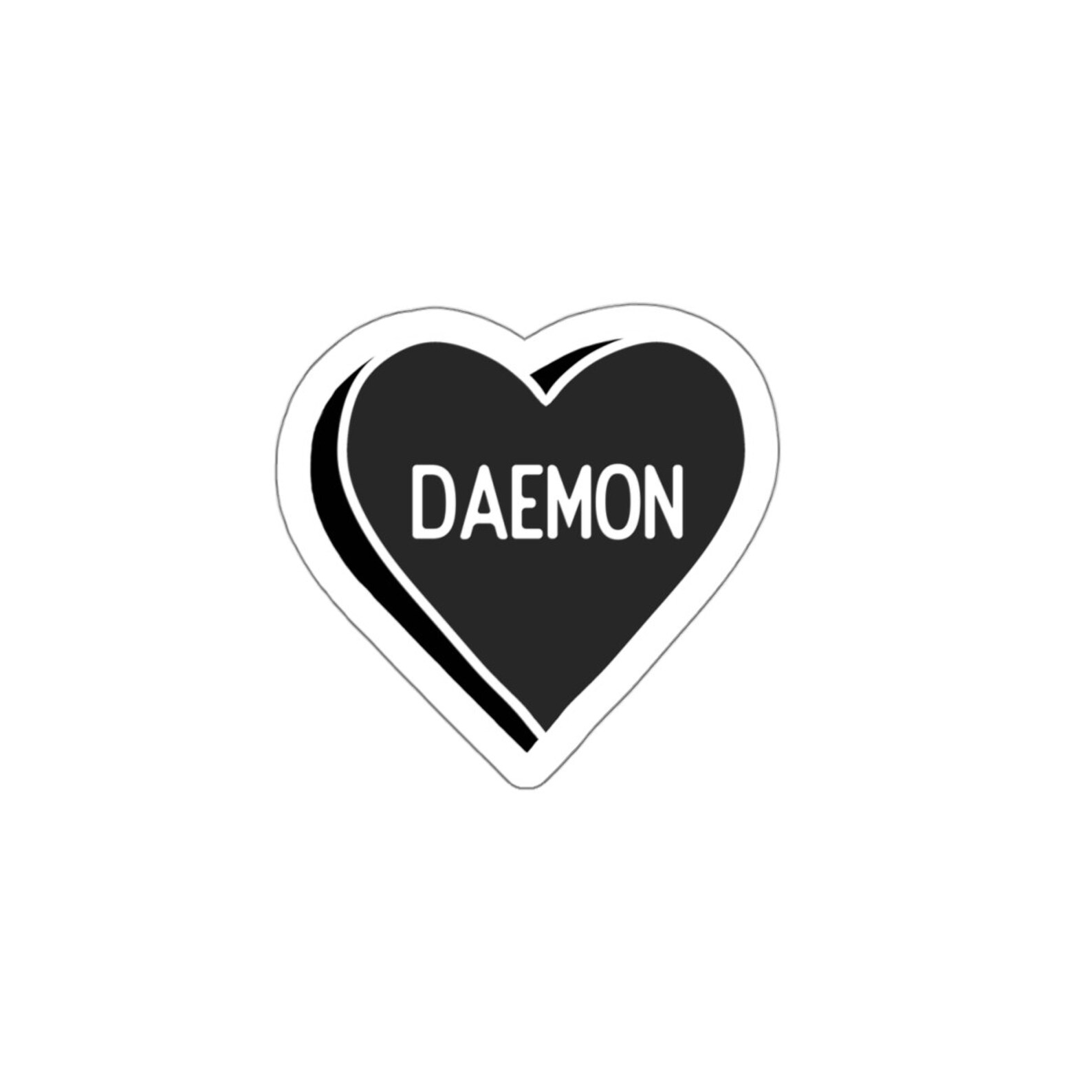 Daemon Targaryen Sticker, Kiss-cut Stickers, Candy Heart Sticker ...