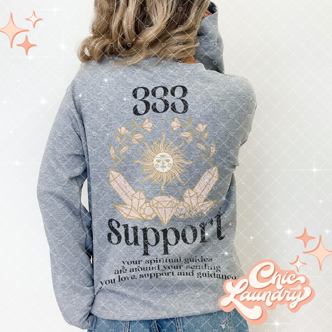 Angel Numbers 333 PNG Support Digital Download, Zodiac Astrology Boho ...