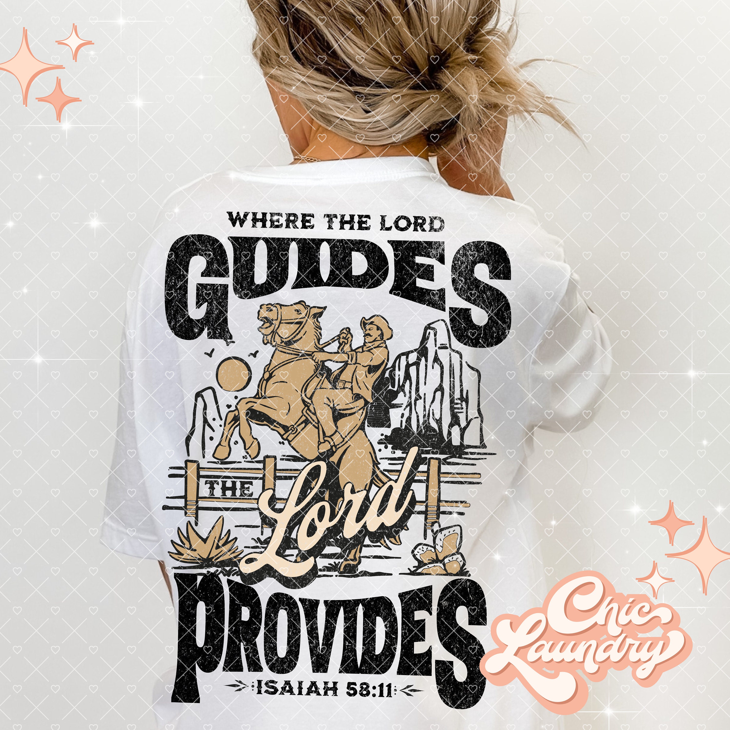 Where the Lord Guides the Lord Provides Christian Proverb PNG Instant ...