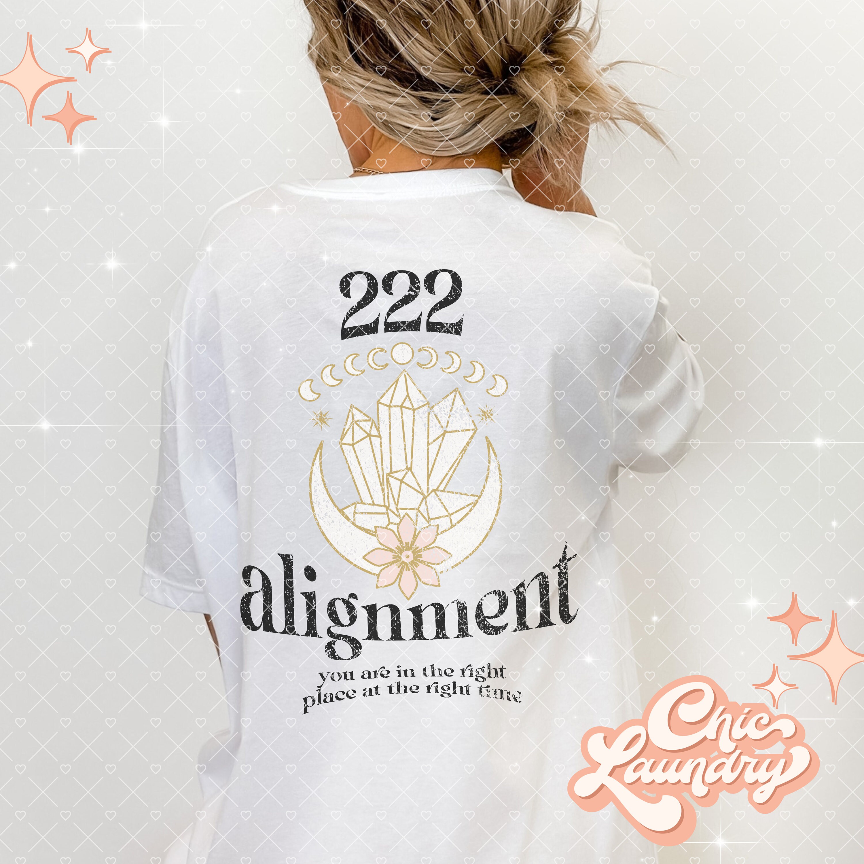 Angel Numbers 222 PNG Digital Download, Astrology Zodiac Boho Design ...