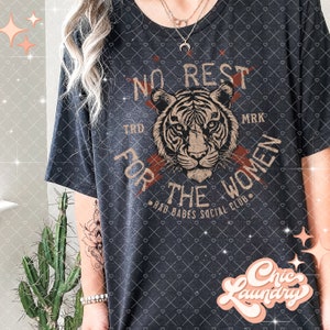 No Rest for the Women Rad Babes Social Club Tiger Rebel Baddie PNG ...