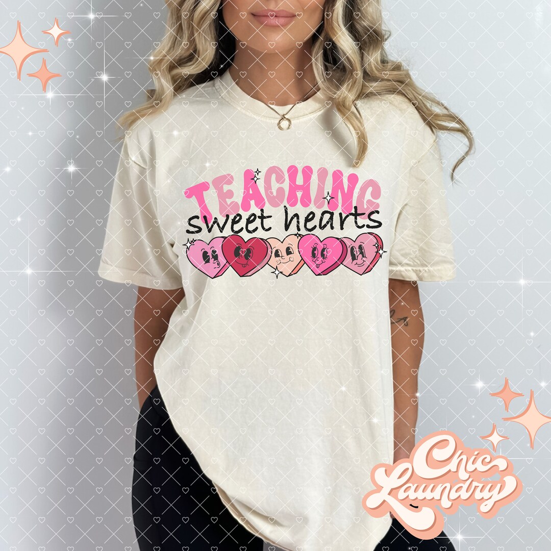 Teaching Sweethearts PNG Digital Download, Teacher Valentines Day Gift ...
