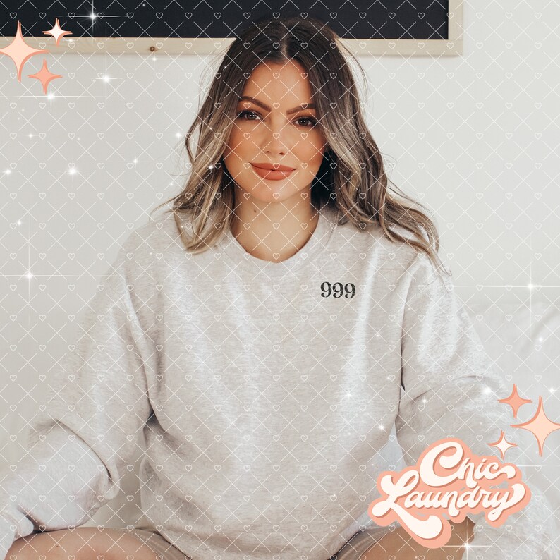 Angel Numbers 999 PNG Digital Download, Front and Back Design in Black ...