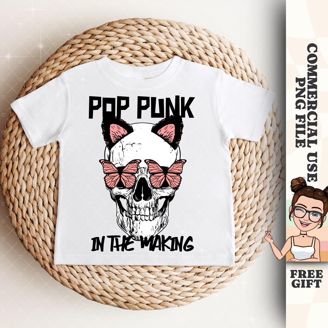 Pop Punk in the Making PNG Plus 3 Free Bonus Digital Files Kids Tot ...