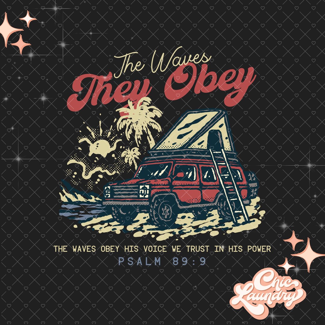 Waves Obey His Voice Christian Jesus God Bible Proverb Western ...