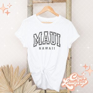 Maui Hawaii PNG Digital Download, Varsity Font Retro Vintage Hawaiian ...
