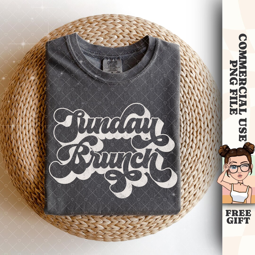Sunday Brunch Baddie PNG Plus 3 Free Bonus Files Instant Digital ...