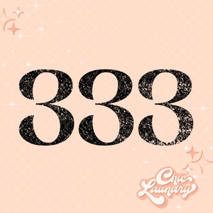 Angel Numbers 333 PNG Support Digital Download, Zodiac Astrology Boho ...