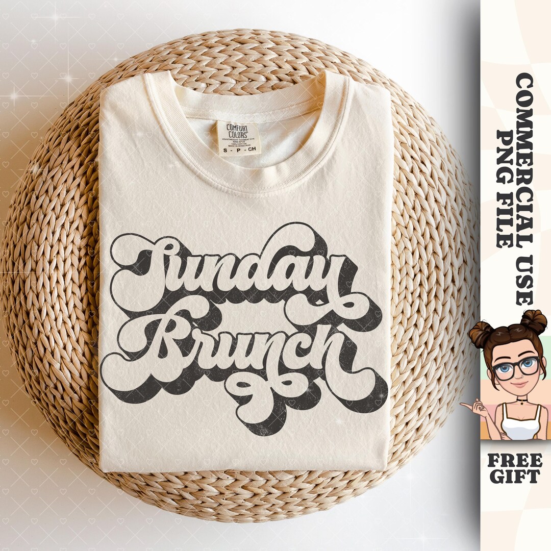 Sunday Brunch Baddie PNG Plus 3 Free Bonus Files Instant Digital ...