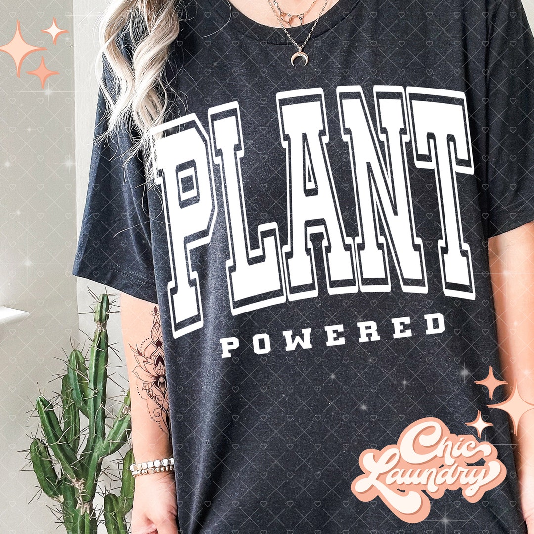 Plant Powered Vegan Baddie Bad Ass Babe Varsity Vibes Be Kind Love All ...