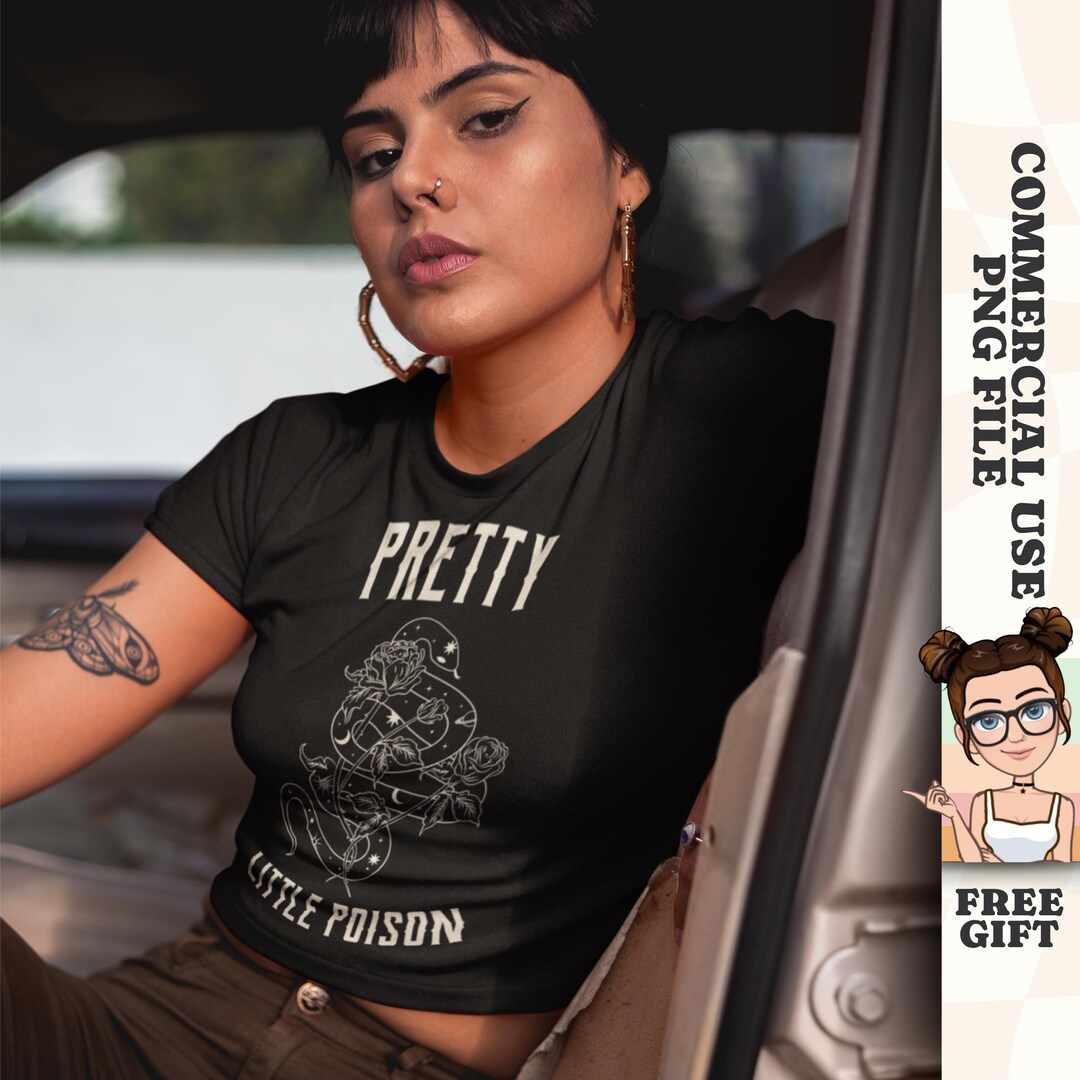 Pretty Little Poison Snake Tattoo Feminist Baddie PNG Plus 3 Free Bonus ...