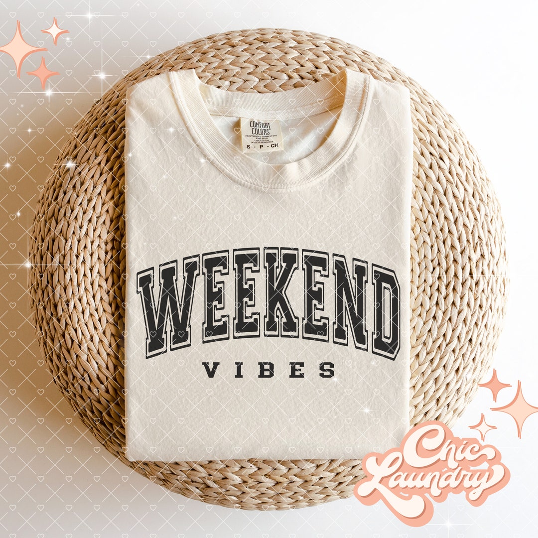 Weekend Vibes PNG Digital Download, Girls Trip, Brunch, Summer Vacation ...
