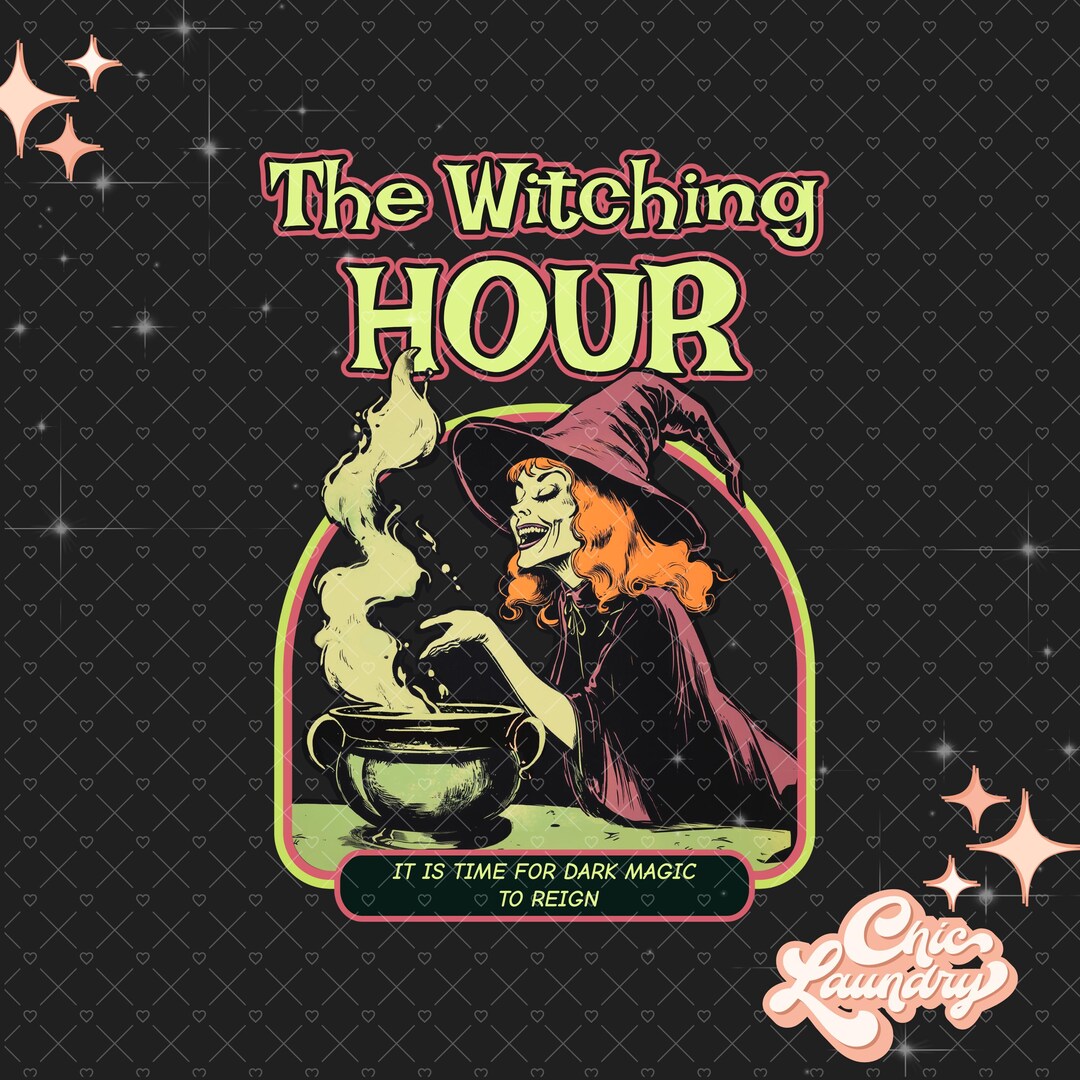 Witching Hour Villains Halloween Comic Horror Movie Retro 90s Y2K ...