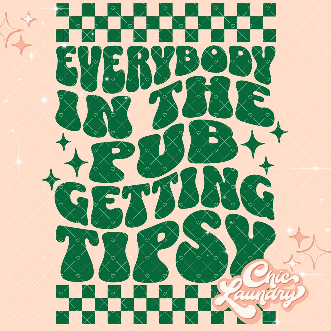 Everybody in the Pub Getting Tipsy 3 PNG Bundle Instant Digital ...