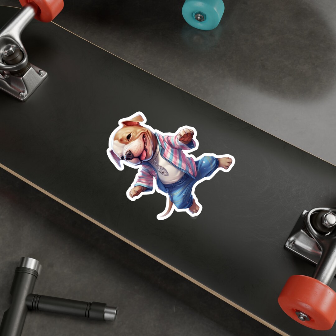 Trans Pride - Pitbull Puppy Vinyl Decal - Sticker - Etsy