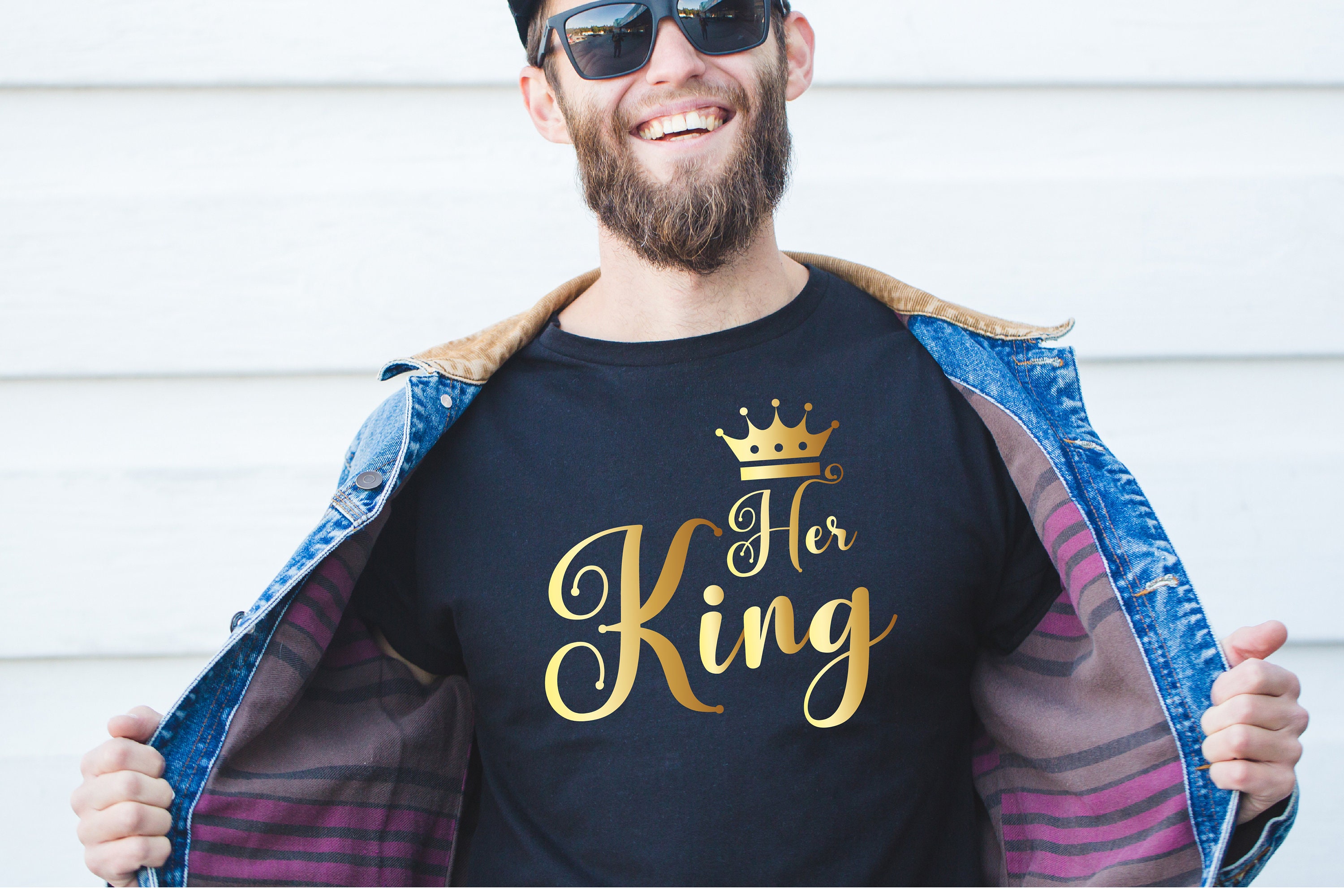 His Queen Svg, Her King Svg,couple Love Svg,valentine Shirt Svg,cricut ...