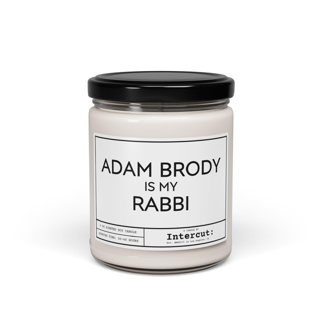 Adam Brody is My Rabbi Natural Soy Candle - Etsy