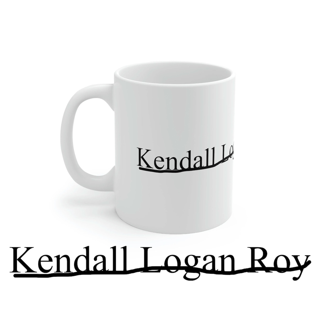 Succession Kendall Roy Mug, HBO Mug, Jeremy Strong, Crossed Out ...