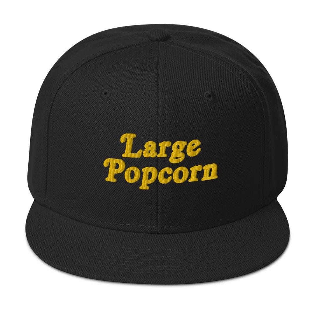 Large Popcorn Snapback Hat (movie Theaters, AMC, A24, We Come to This ...