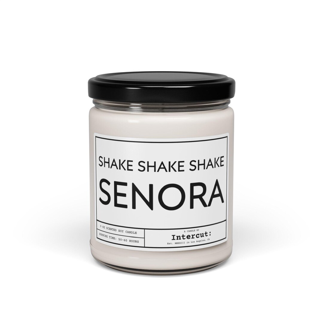 Shake Shake Shake Senora Natural Soy Candle - Etsy