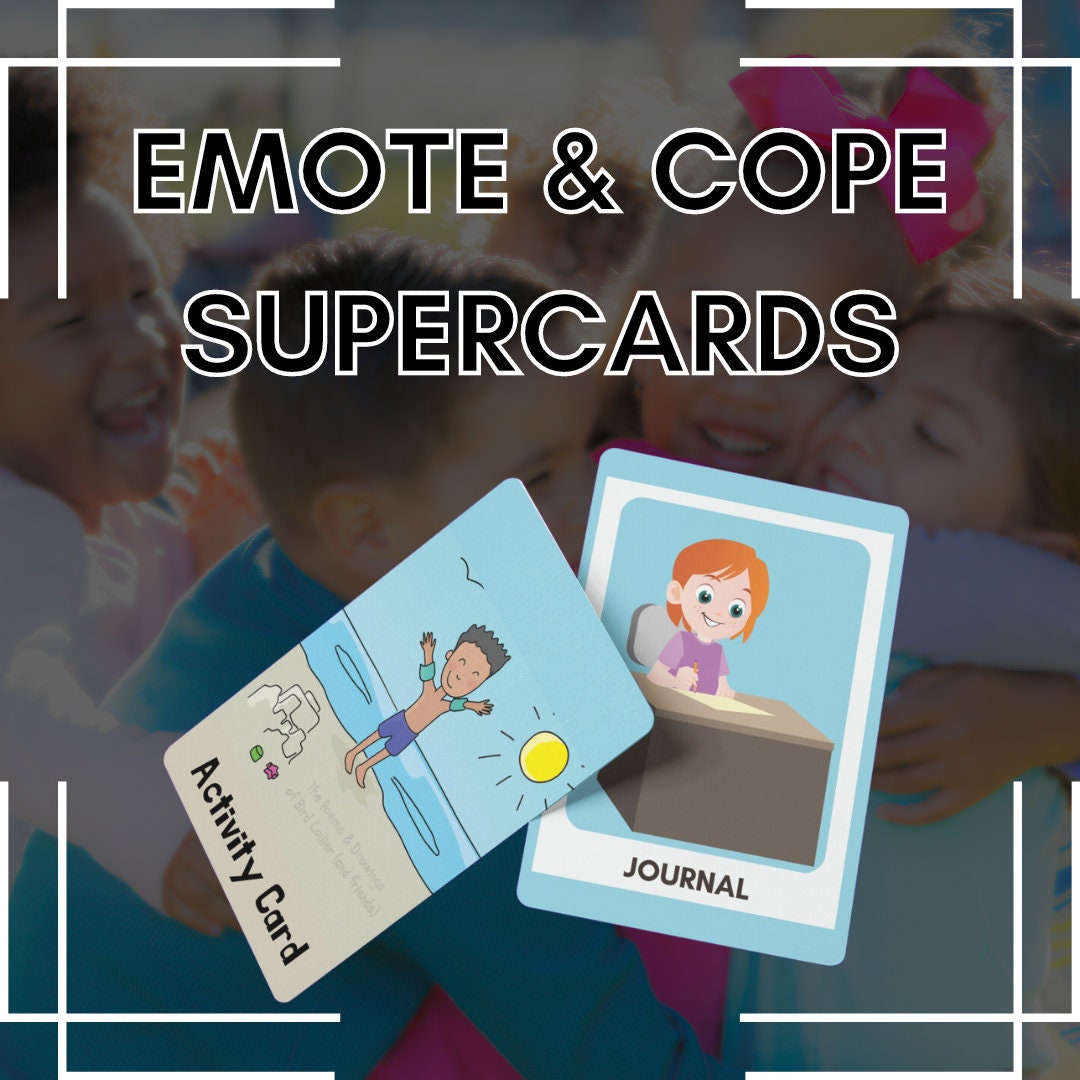 Emote & Cope Super Cards Game - Etsy