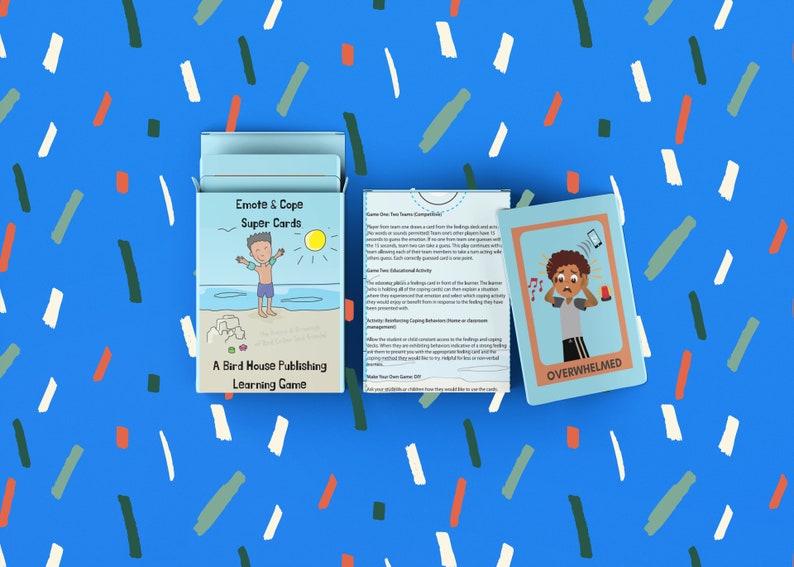 Emote & Cope Super Cards Game - Etsy