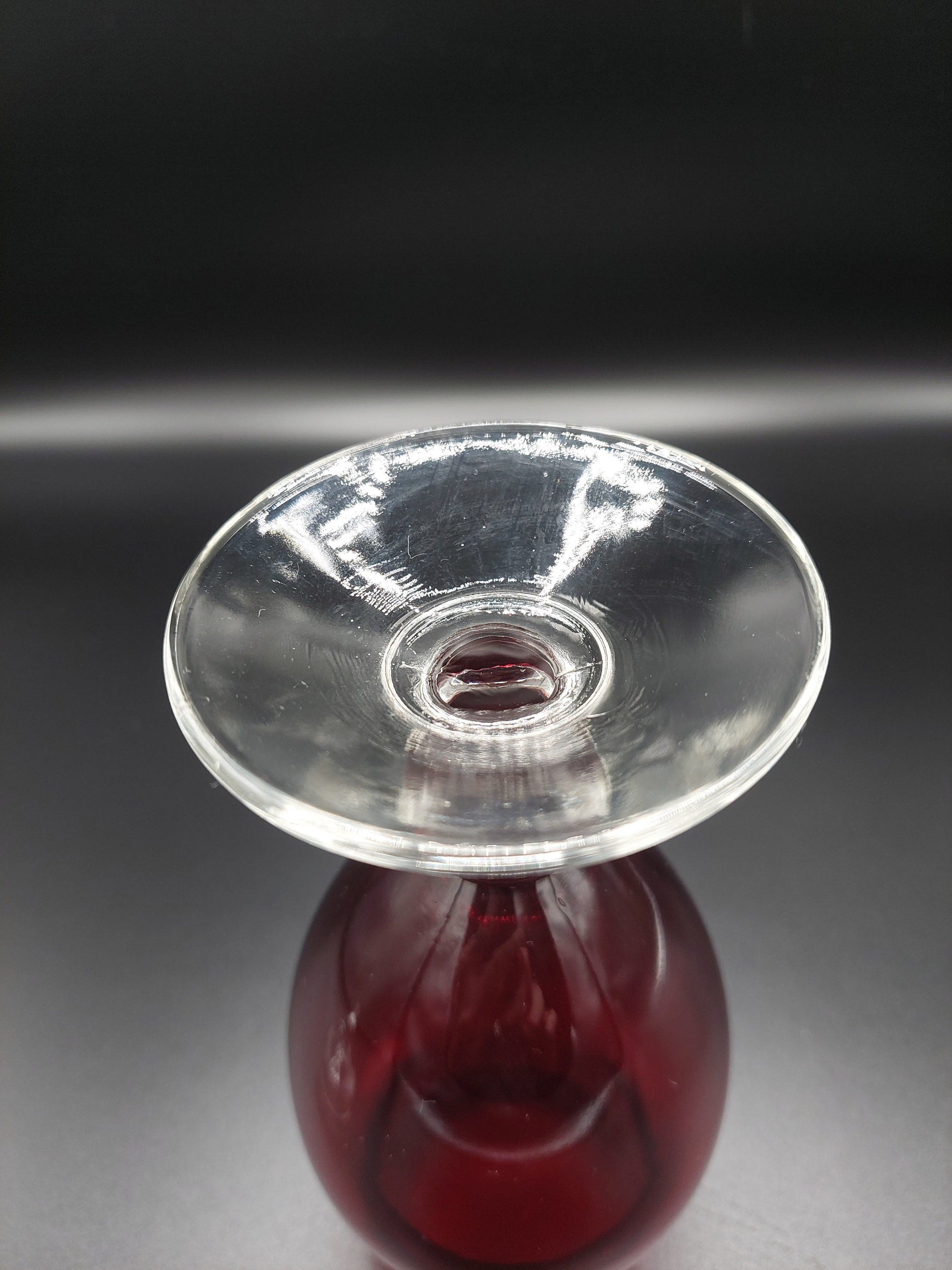 Vintage Anchor Hocking Royal Ruby Red Glass Apothecary Jar - Etsy