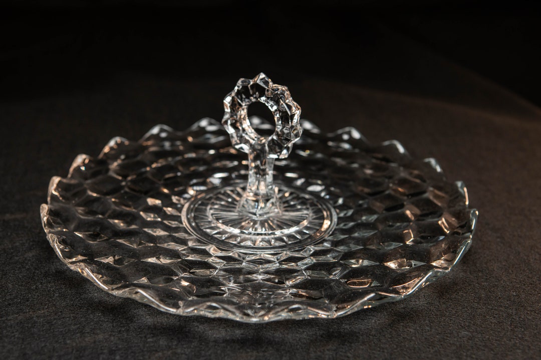 Fostoria American 12-inch Tidbit Tray With Handle - Etsy