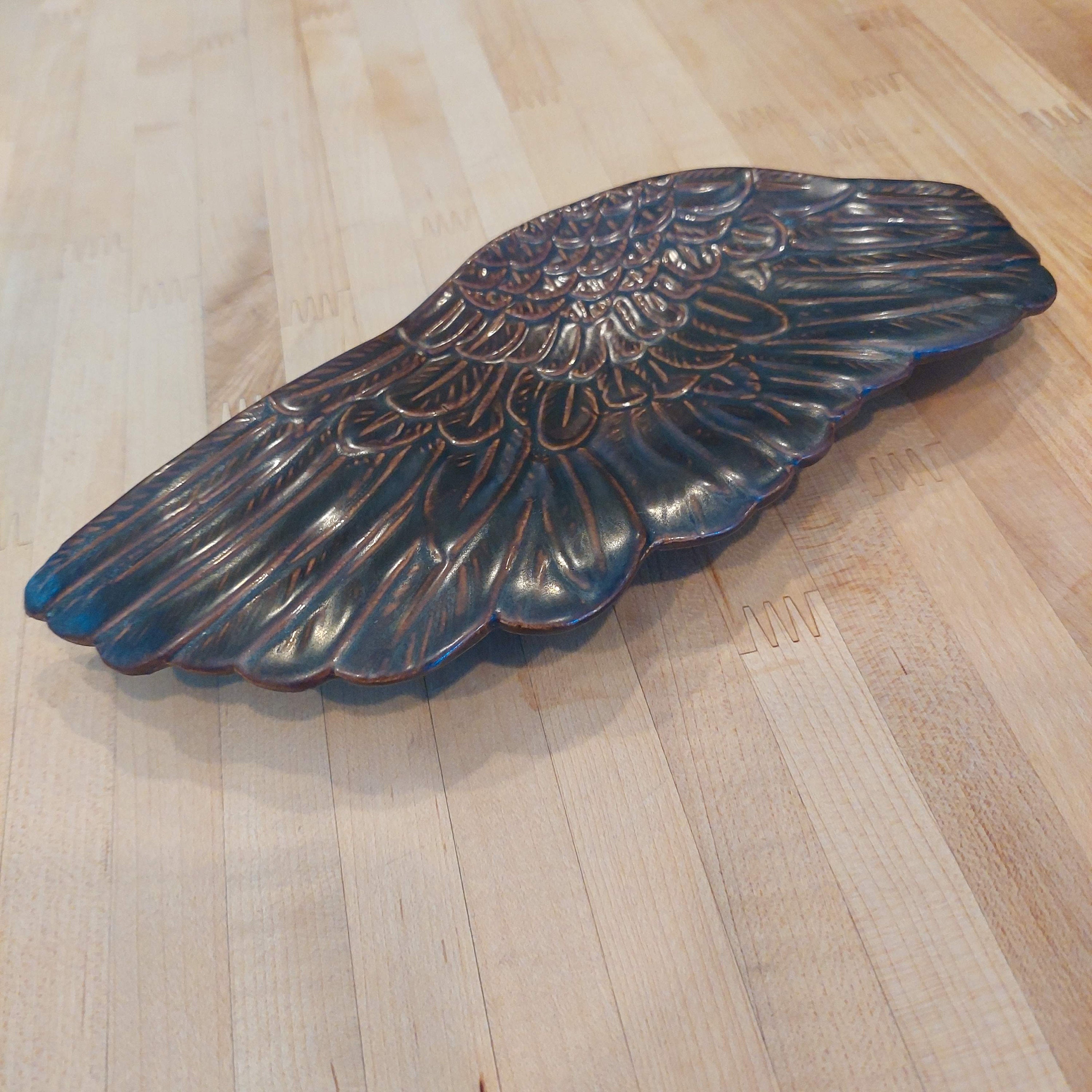 Vintage Ceramic Angel Wing Trinket Dish/ring Dish - Etsy