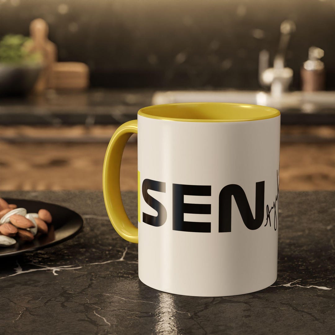 Ayrton Senna Formula 1 Mug, Racing Fans Coffee Cup, Motorsport Gift ...