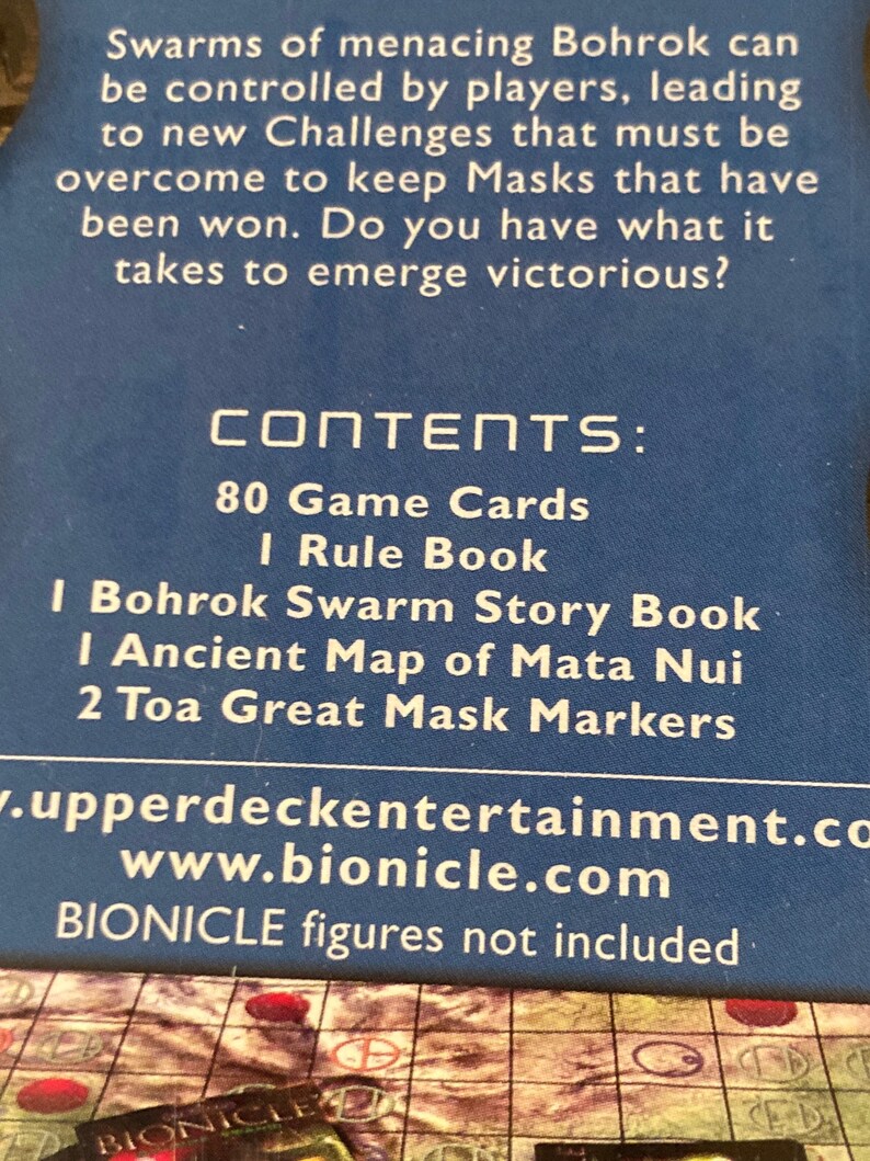 Bionicle Trading Card Game 2002 Bohrok Swarm Blue Starter NEW - Etsy