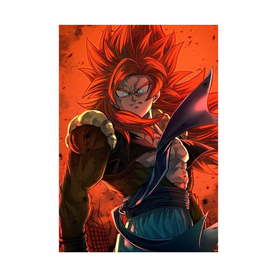 Super Saiyan 4 Gogeta Poster - Etsy